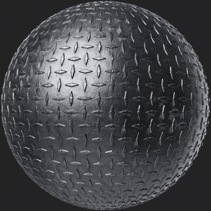 Diamond Plate 008 B by CC0 Textures