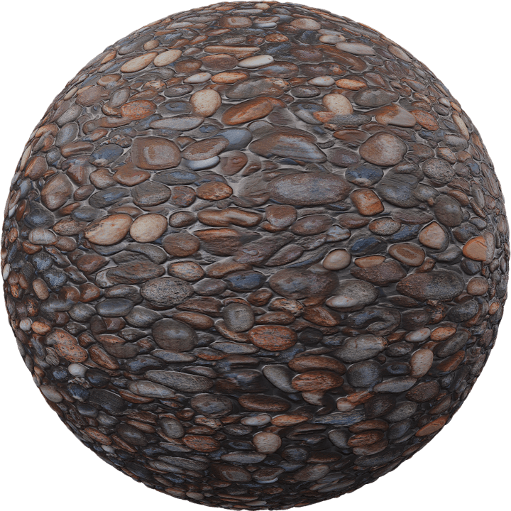 Pebbles Wet by Share Textures